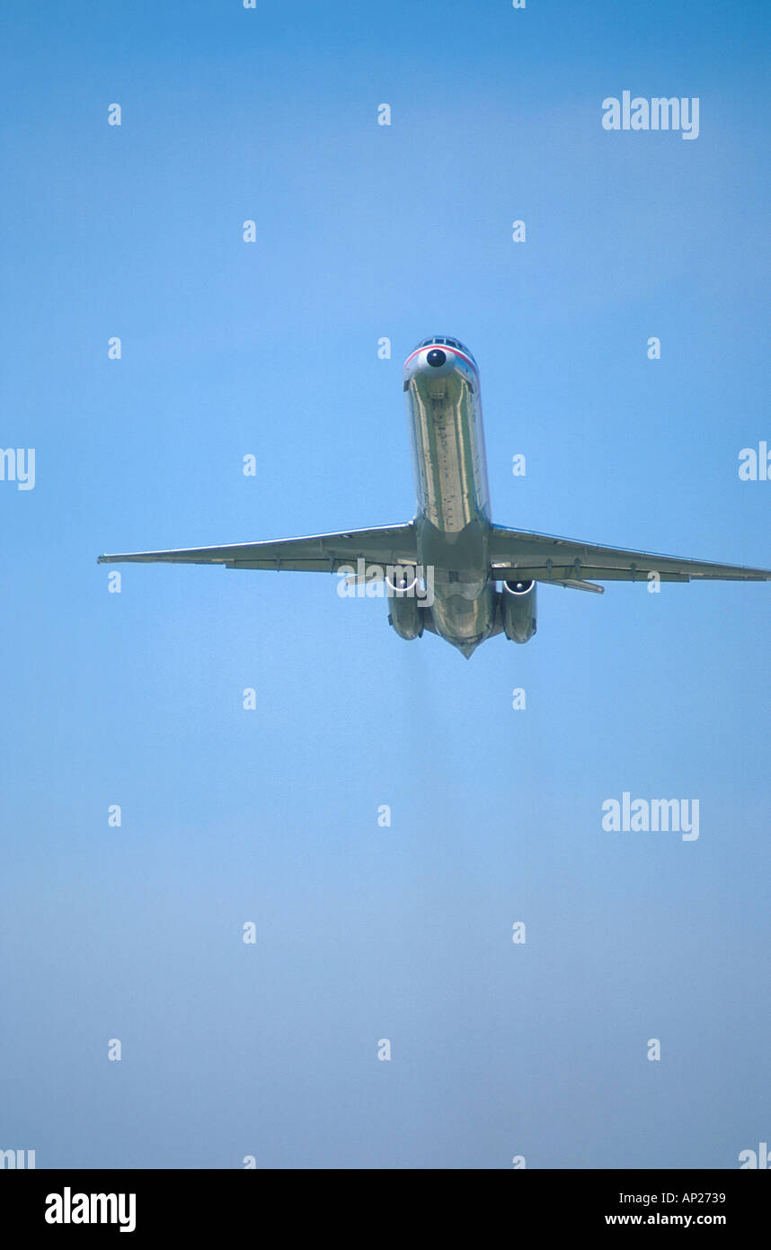 MD 80 at takeoff Stock Photo - Alamy