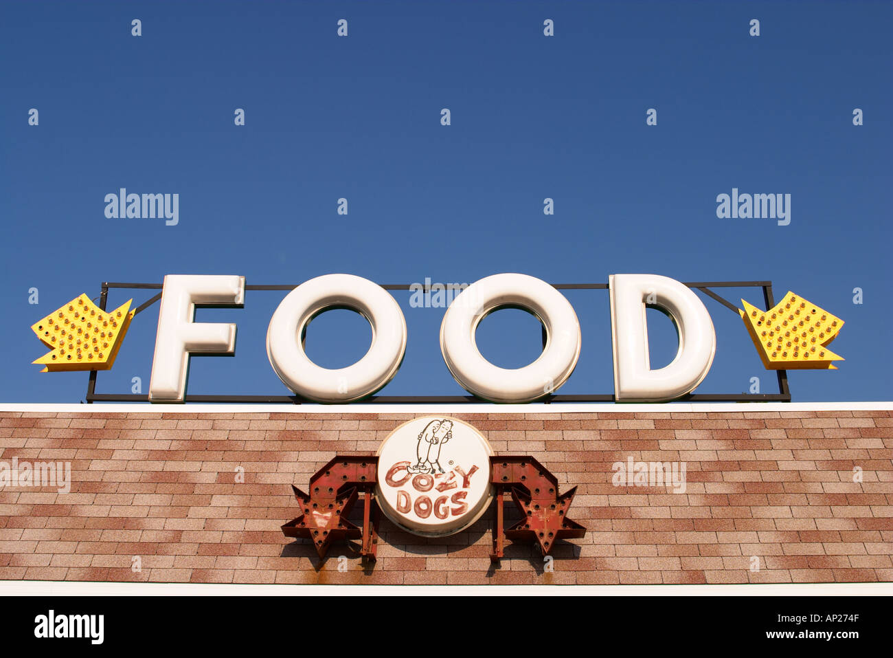 ILLINOIS Springfield Cozy Dog Drive Inn on Route 66 open since 1949 hot ...