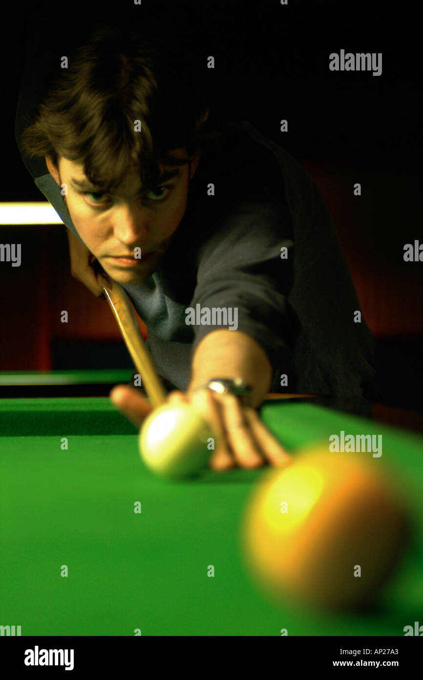 Snooker table pool hall London United Kingdom Stock Photo - Alamy