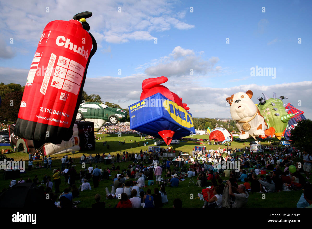 Strange Shapes Hot Air Balloons at the Bristol Balloon Fiesta 2007 ...