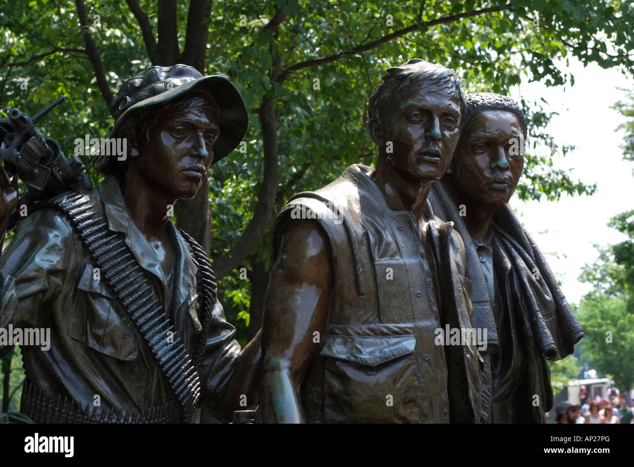 The Three Soldiers Bronze Sculpture Forming Part of The Vietnam ...