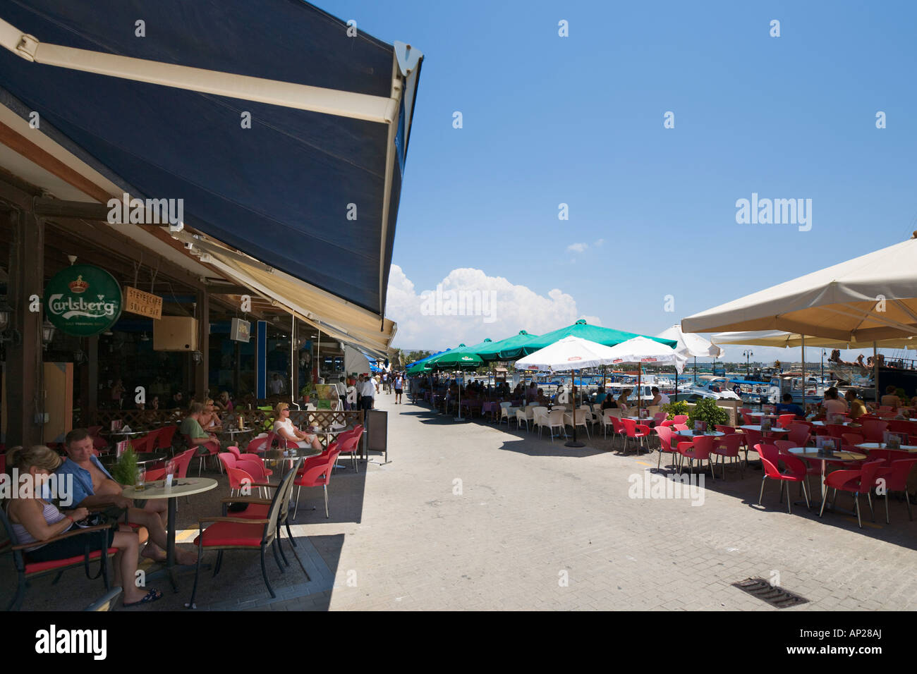 Paphos Harbour Summer Stock Photos & Paphos Harbour Summer Stock Images ...