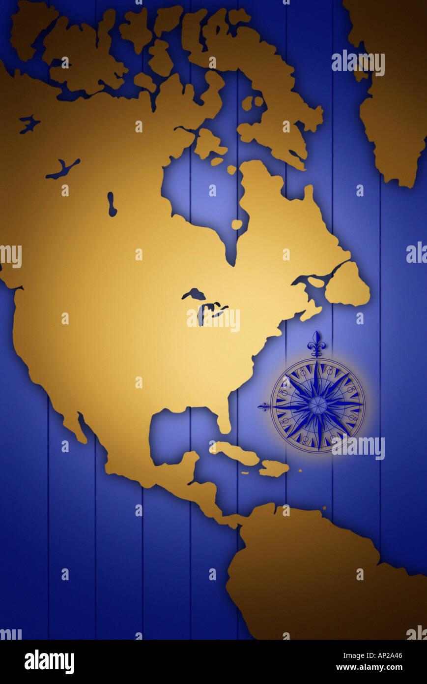 America map hi-res stock photography and images - Alamy