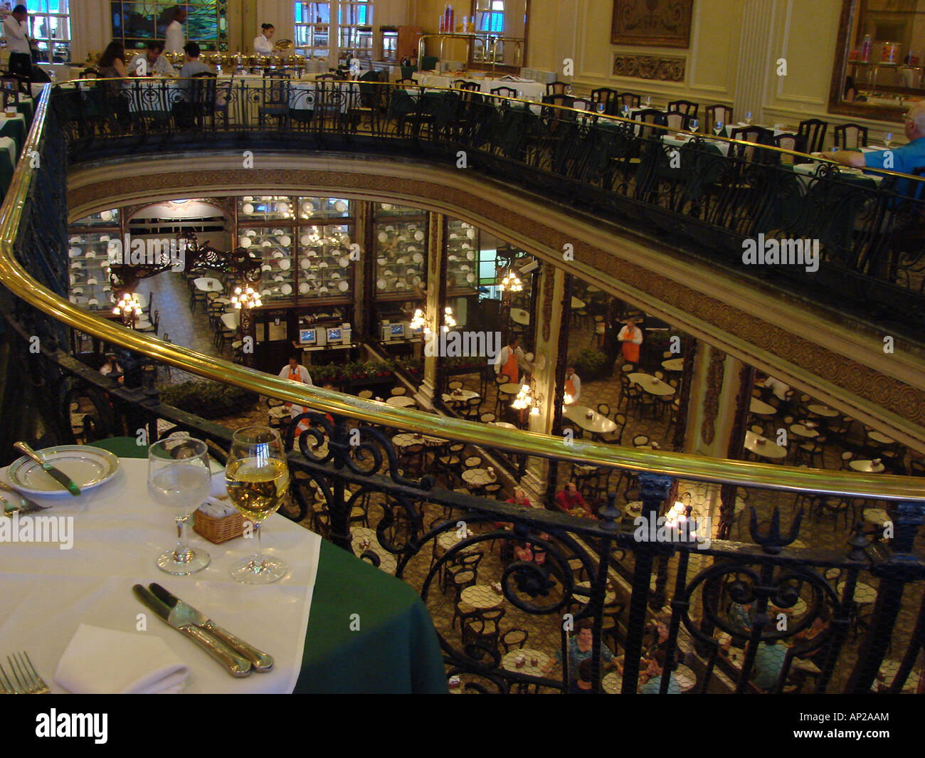 Second floor of Confeitaria Colombo, Rio de Janeiro, Brazil Stock Photo ...