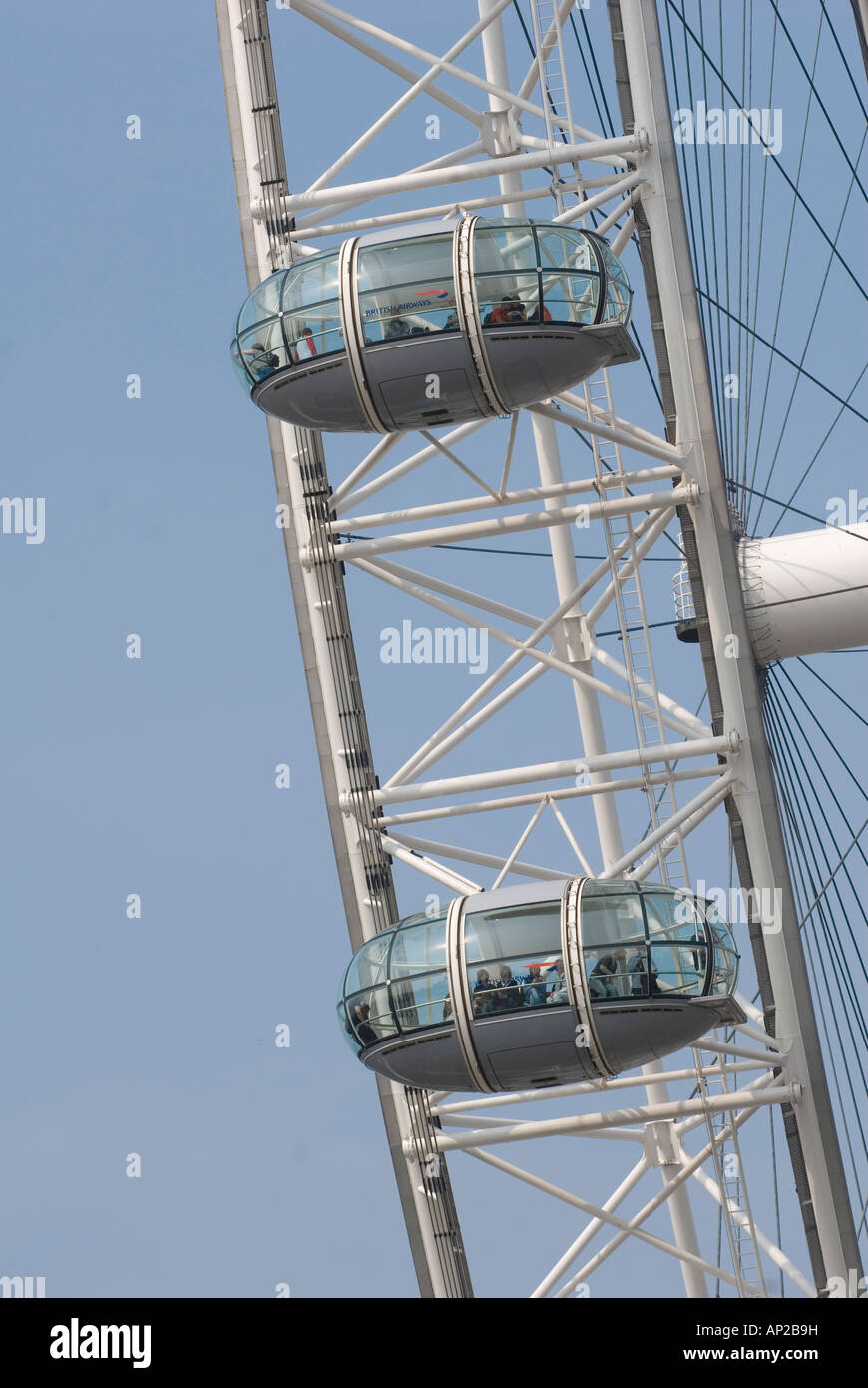 London eye observation wheel in the city of london England Stock Photo ...