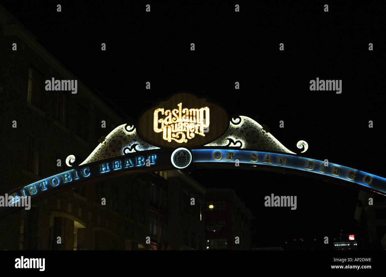 Gaslight district San Diego CA Stock Photo - Alamy