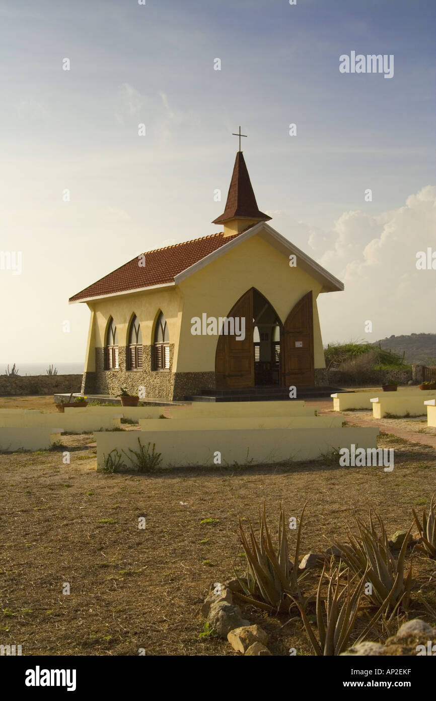 Alto Vista chapel Aruba Caribbean Stock Photo - Alamy