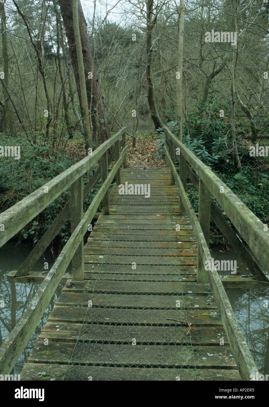 Bridge At Sotterley Hall in Suffolk Uk Stock Photo - Alamy