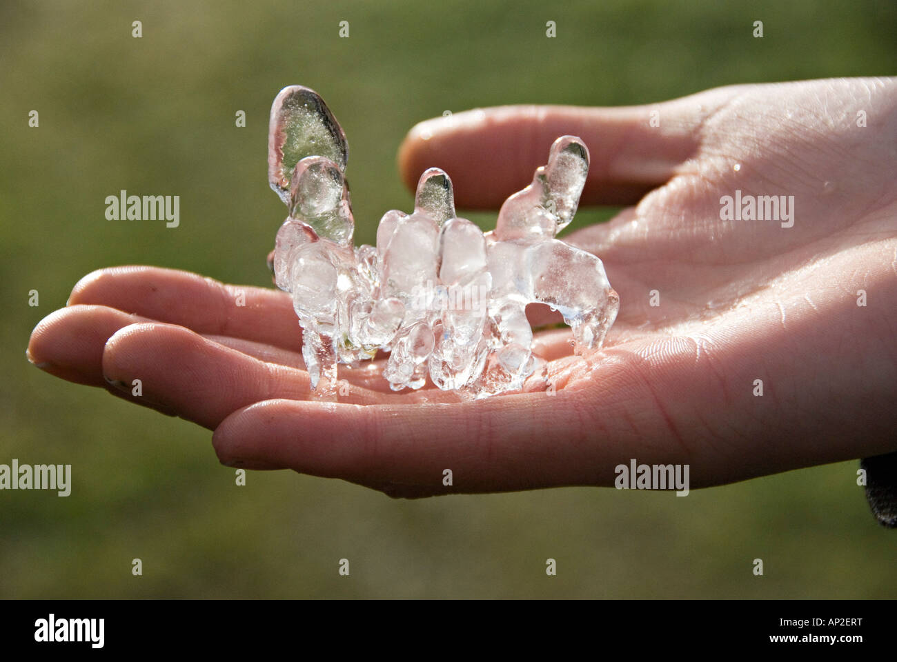 Child touch ice hi-res stock photography and images - Alamy