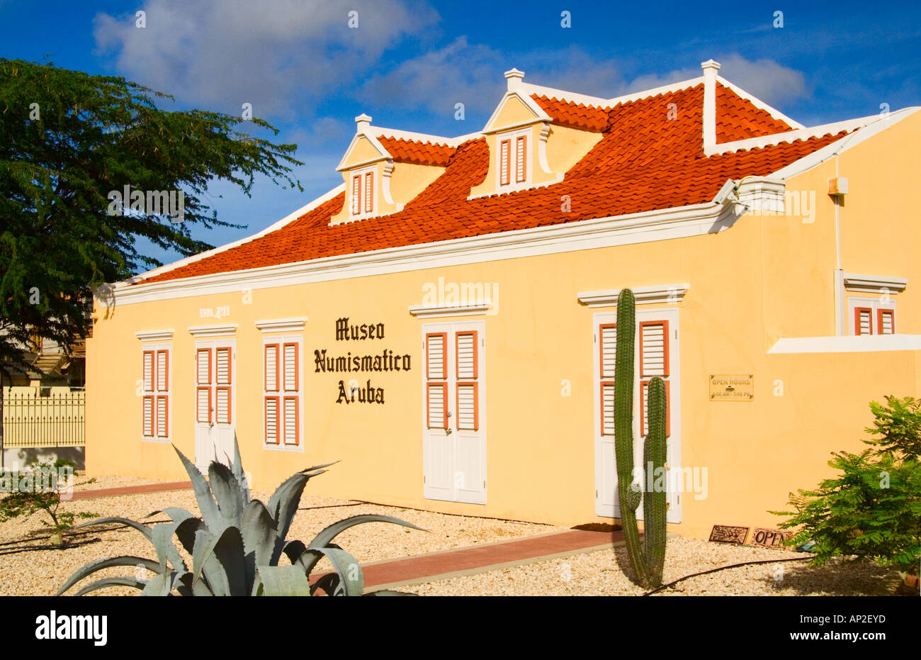 Numismatic Museum in Aruba Stock Photo - Alamy
