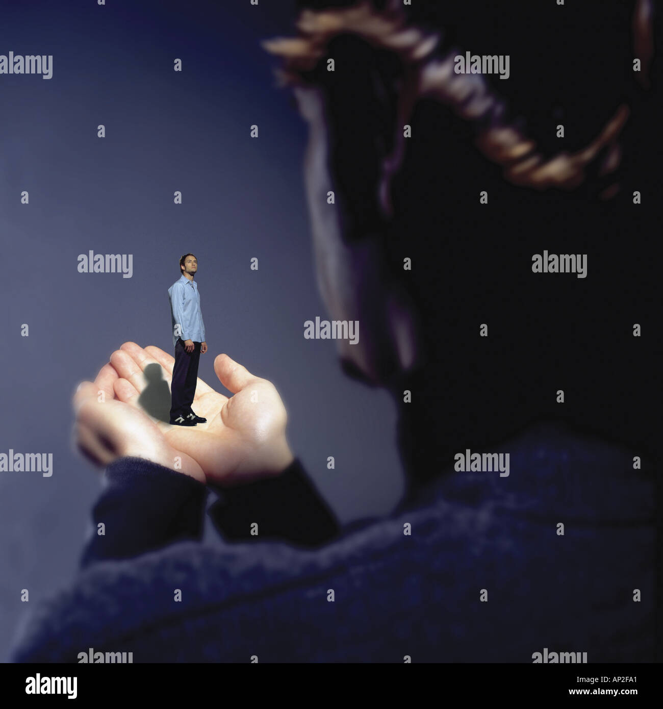 Hand inward hi-res stock photography and images - Alamy