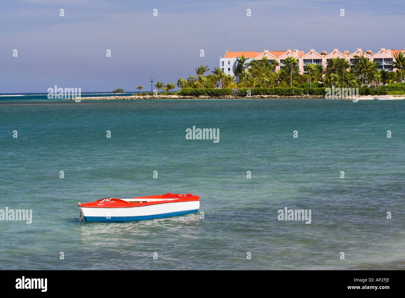 Fishing boat Aruba Stock Photo - Alamy