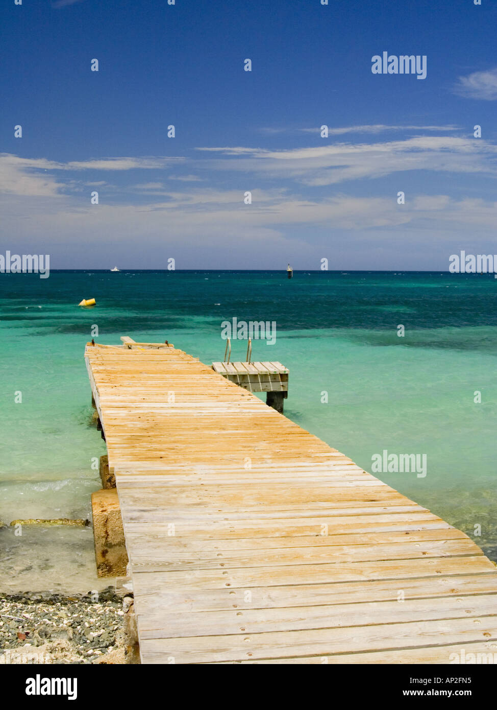 Pier near Oranjestad Aruba Stock Photo - Alamy