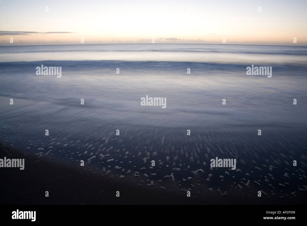 Ballynaclash beach at dawn, Blackwater, County Wexford, Ireland Stock ...