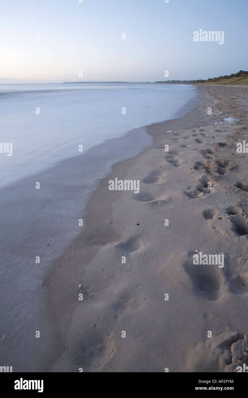 Ballynaclash beach at dawn, Blackwater, County Wexford, Ireland Stock ...