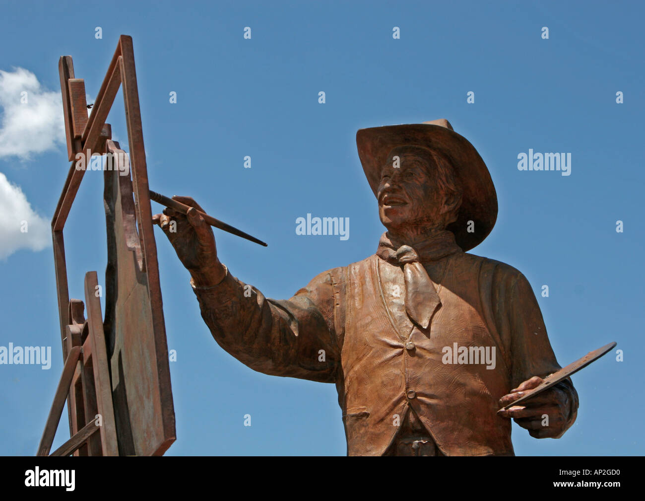 Statue in Sedona Arizona Stock Photo - Alamy