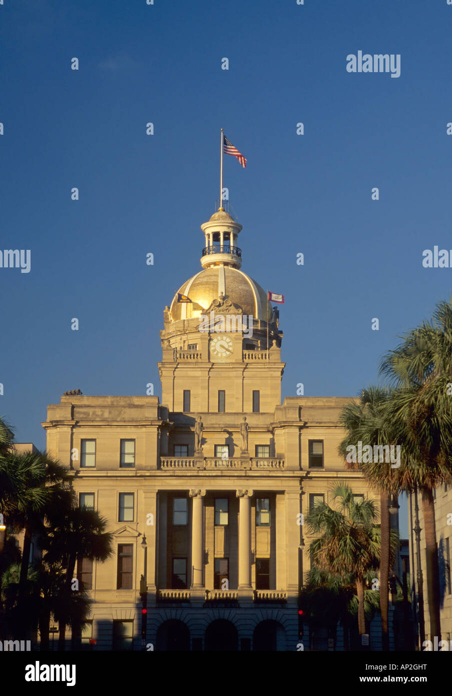 City Hall Savannah Georgia USA Stock Photo - Alamy