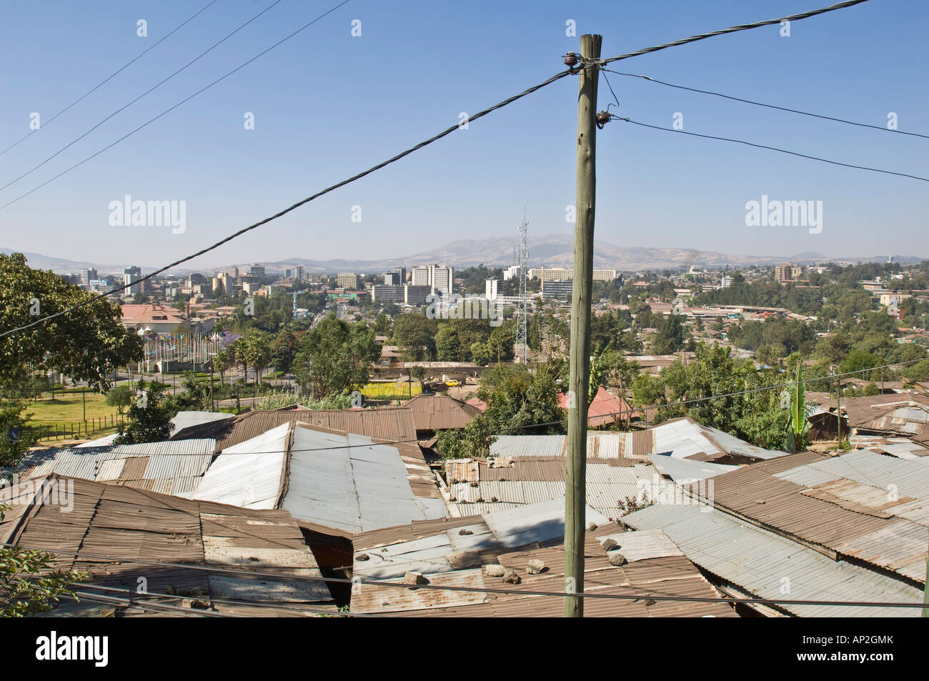 Addis ababa in city center hi-res stock photography and images - Alamy