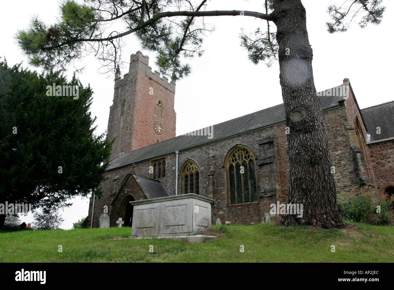 Milverton church in Somerset Stock Photo - Alamy