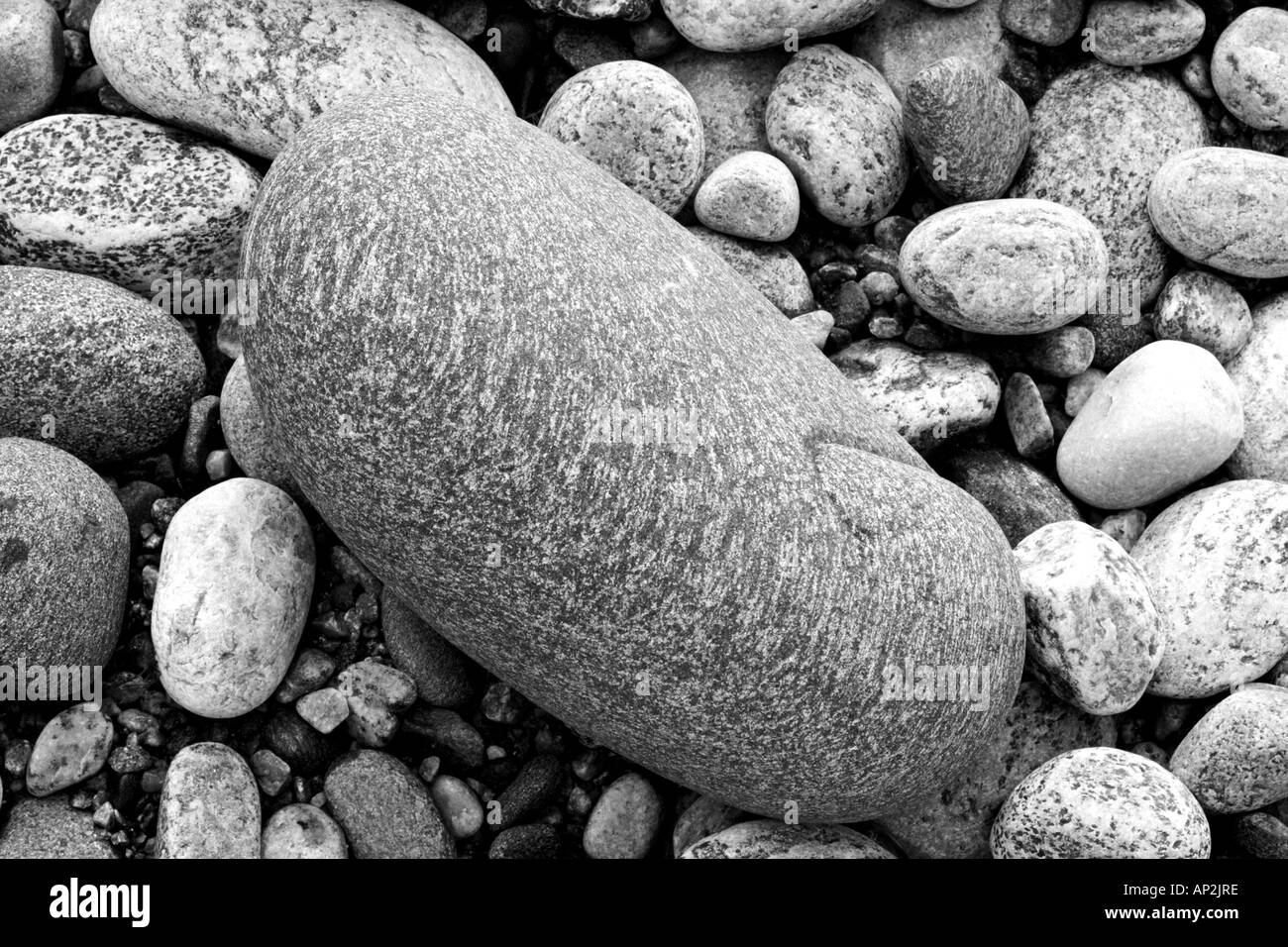 Large pebbles Black and White Stock Photos & Images - Alamy