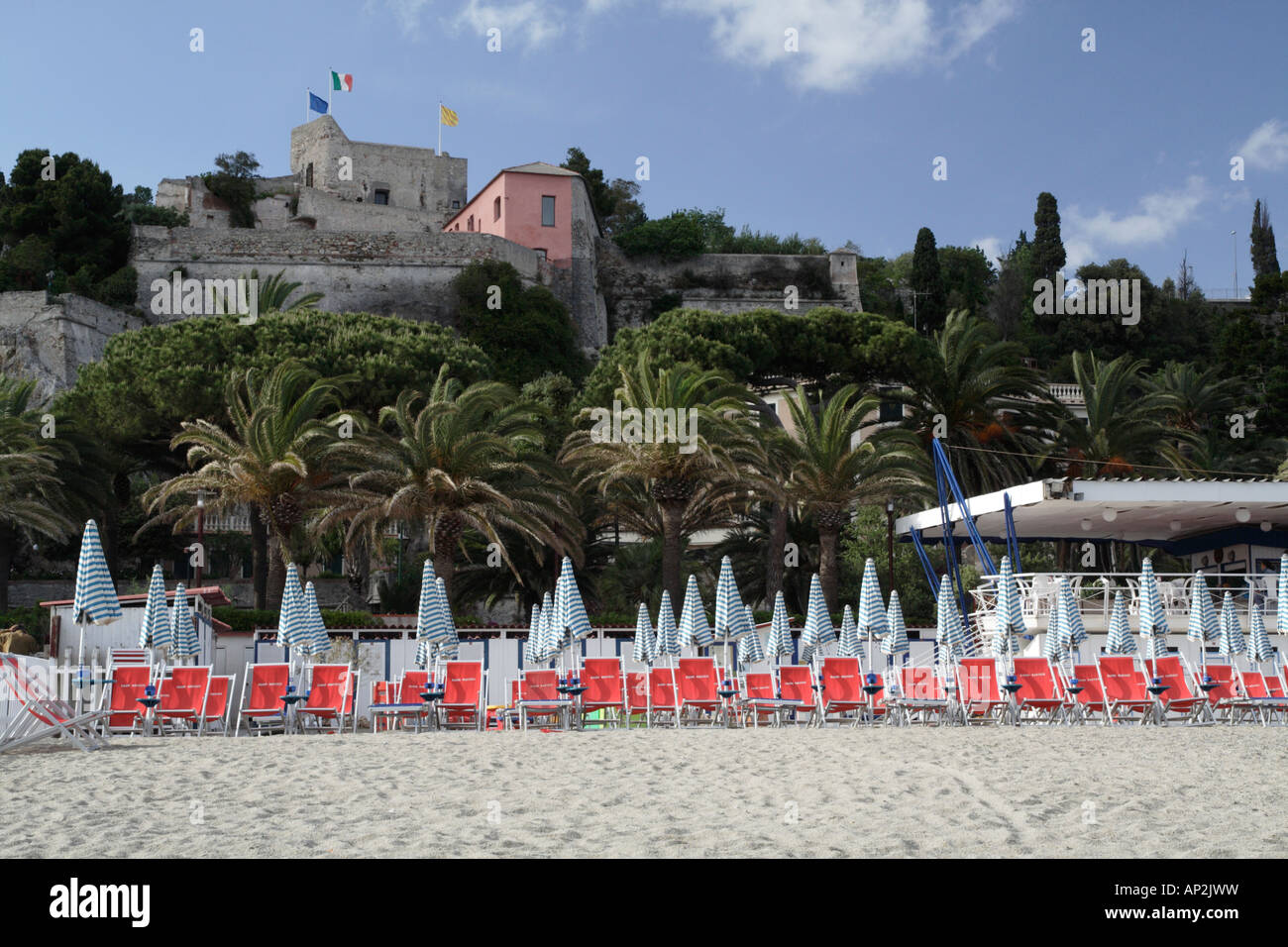 Beach Finale Ligure, Italy Stock Photo - Alamy