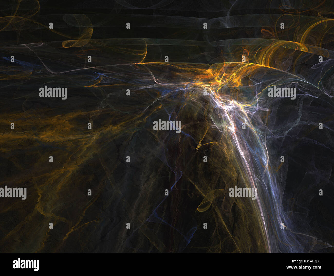 Fractal stream and waterfall Stock Photo - Alamy