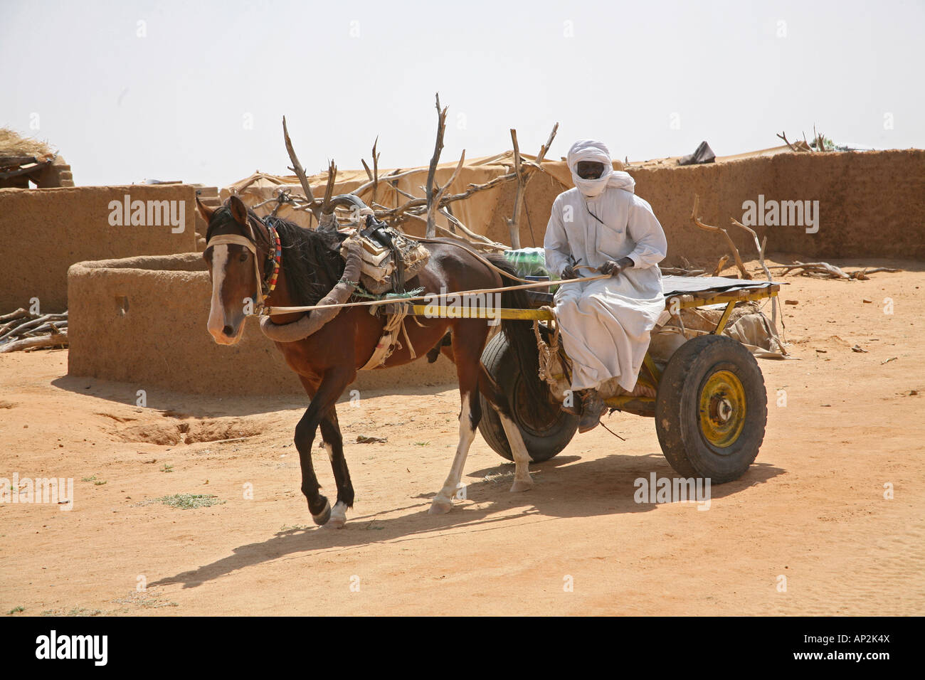 Sudanese refugees who fled to Chad and live in refugee camps own some ...