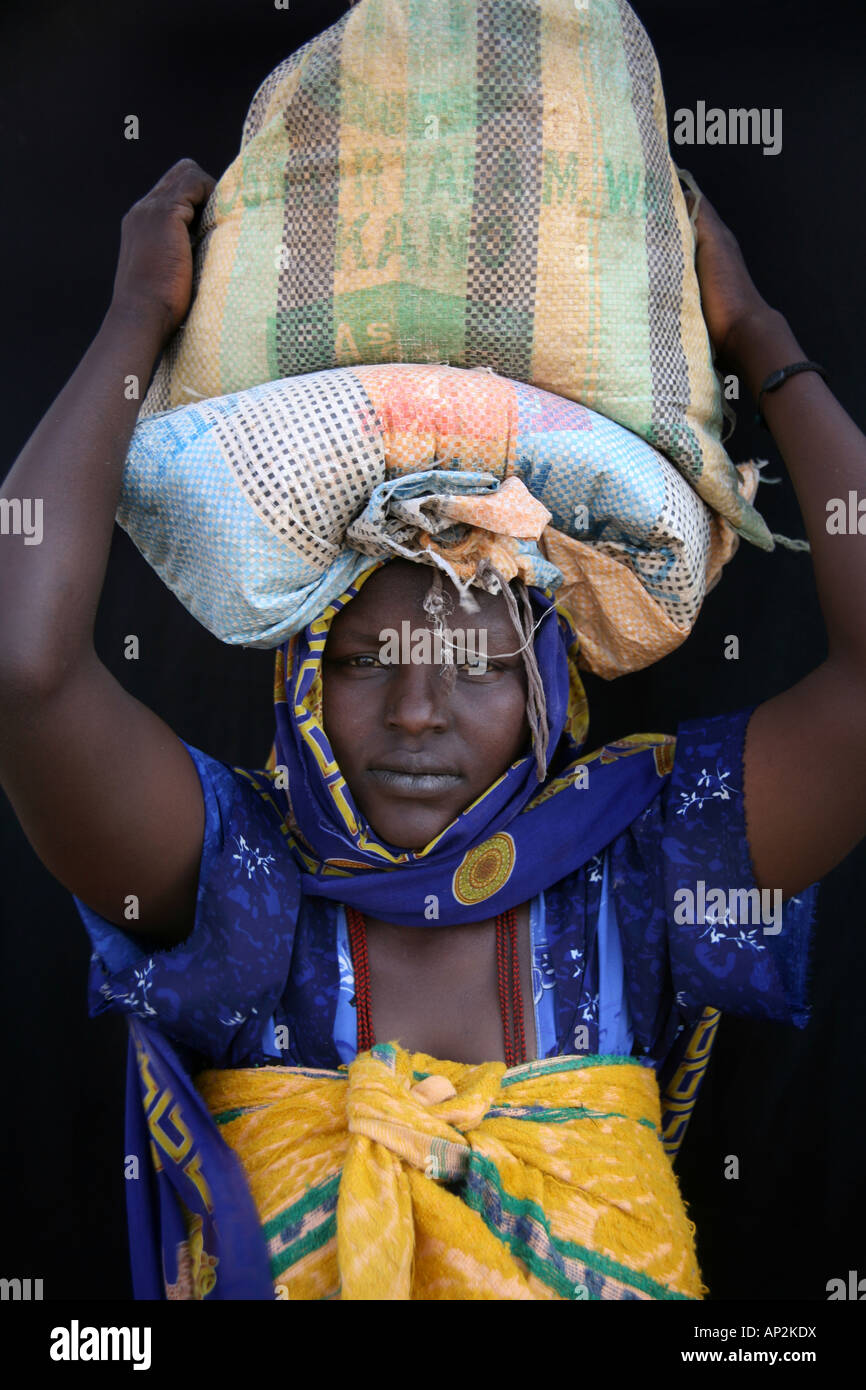 Portrait of Sudanese refugees in Chad Stock Photo - Alamy