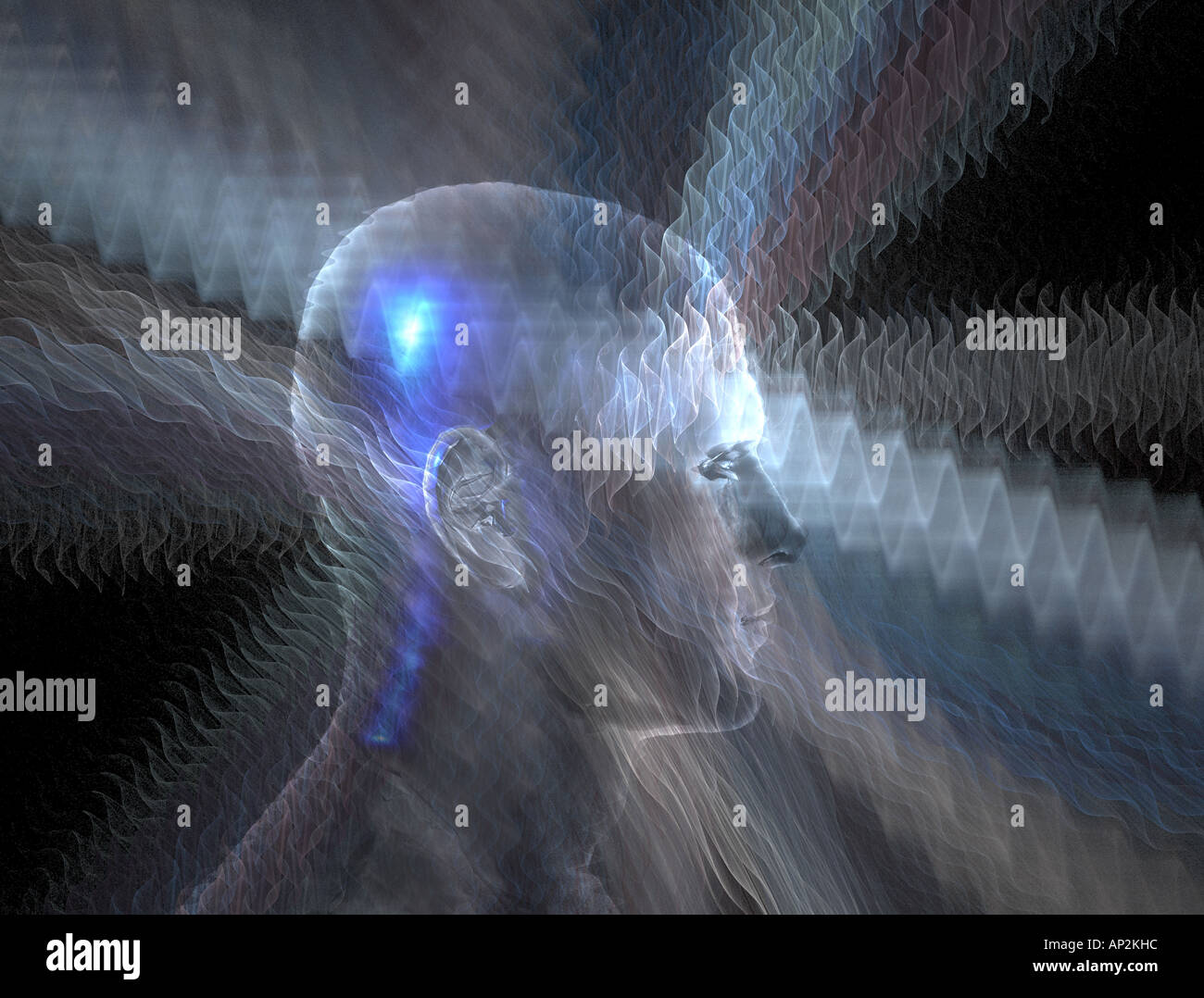 Brain waves communication hi-res stock photography and images - Alamy