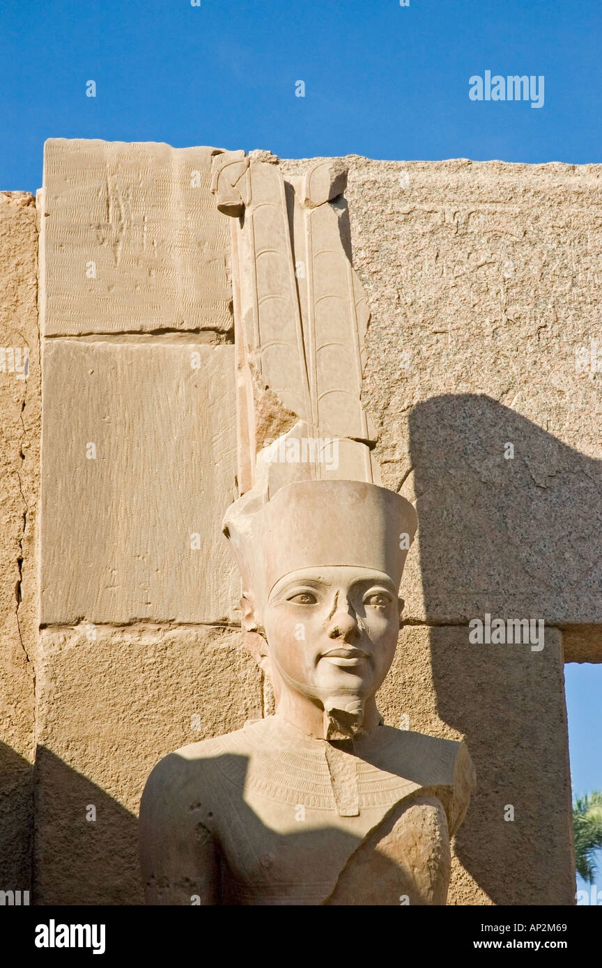 Head of giant Pharaonic statue, Karnak Temple Complex, Luxor, Egypt ... Head of giant Pharaonic statue, Karnak Temple Complex, Luxor, Egypt ...