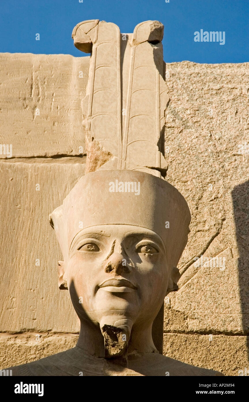 Head of giant Pharaonic statue, Karnak Temple Complex, Luxor, Egypt ... Head of giant Pharaonic statue, Karnak Temple Complex, Luxor, Egypt ...