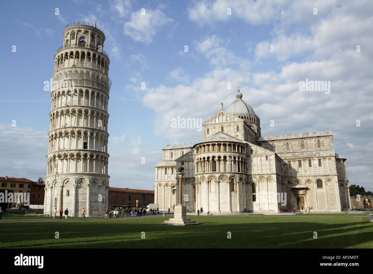 The leaning tower of Pisa. Piazza dei Miracoli, Pisa, Italy Stock Photo ...
