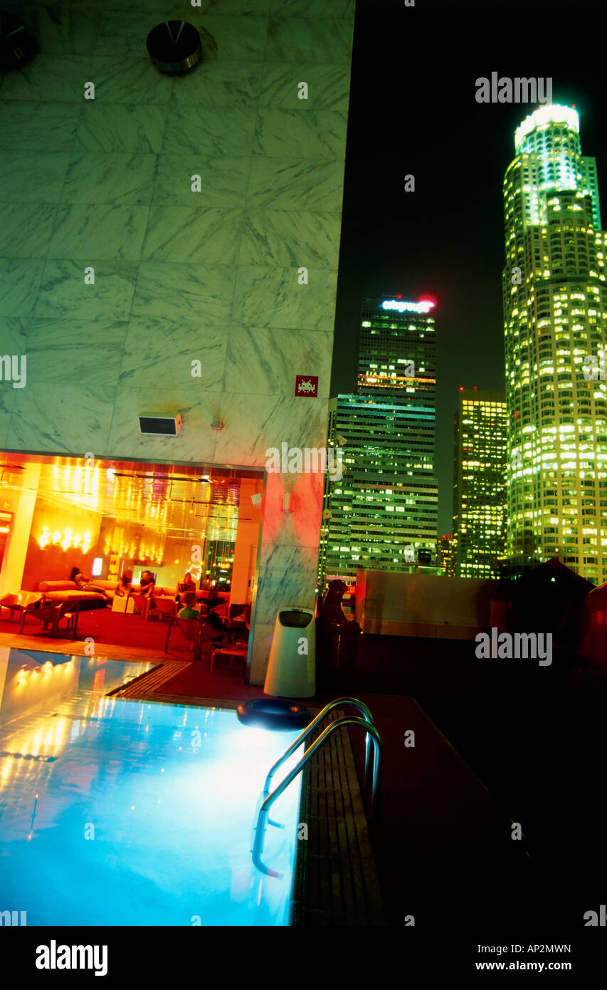 Pool Area Rooftop Bar Hotel The Standard Downtown L A Los Angeles