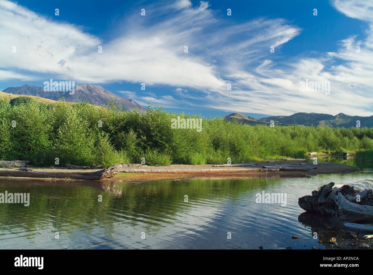 Mount St Helens National Volcanic Monument Coldwater Lake mountain ...