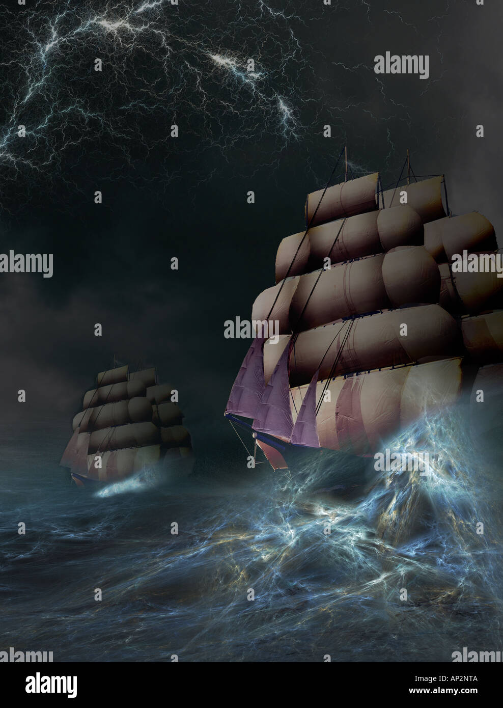 Clipper ships race hi-res stock photography and images - Alamy