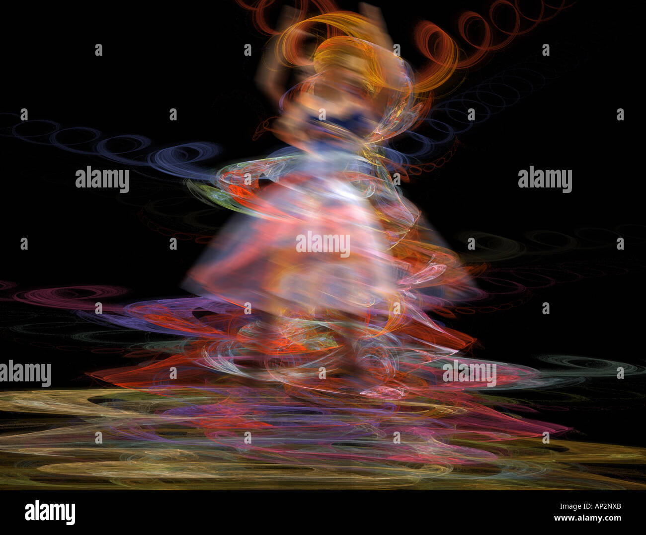 Dancer in motion Stock Photo - Alamy