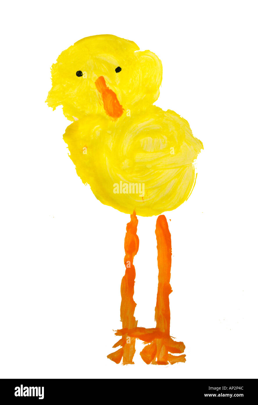 A Four Year Old Childs Painting Of A Chick Stock Photo Alamy A Four Year Old Childs Painting Of A Chick Stock Photo Alamy