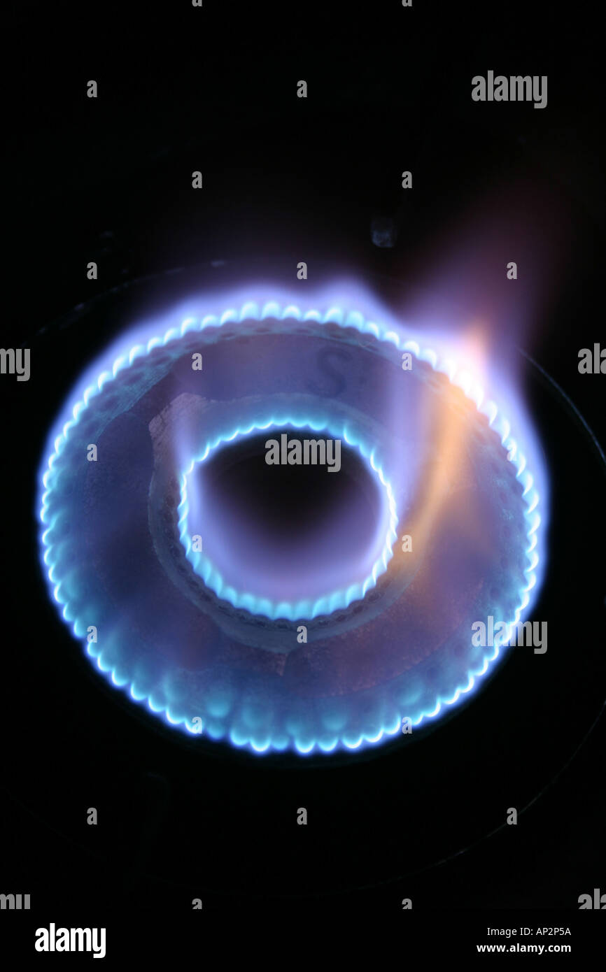 HPA90028 Flame gas Stock Photo - Alamy