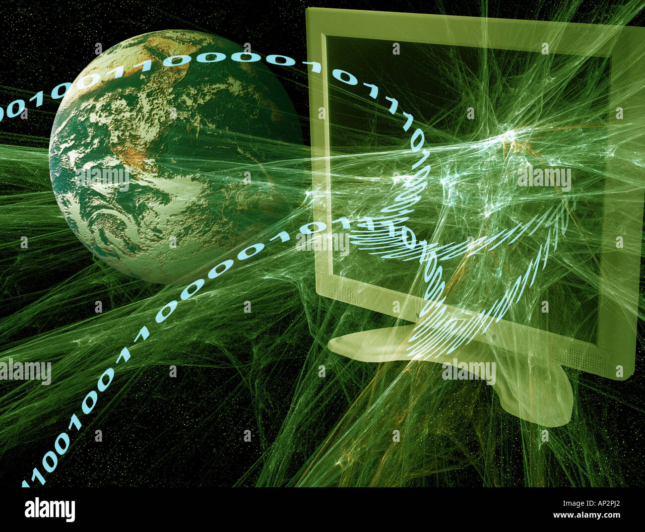Digital business world Stock Photo - Alamy