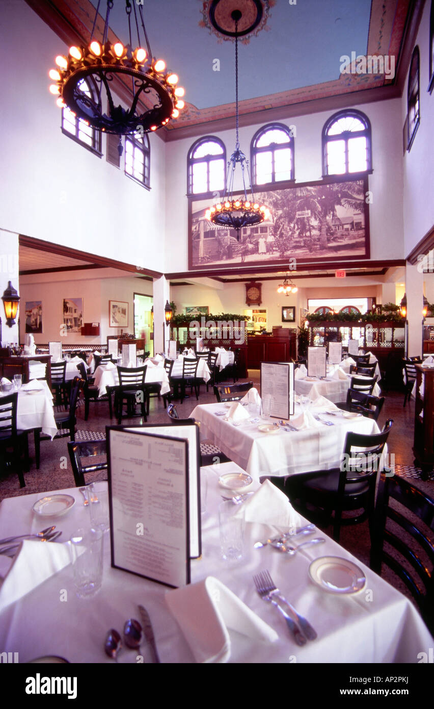 Restaurant Joe's Stone Crab, South Beach, Miami, Florida, USA Stock ...