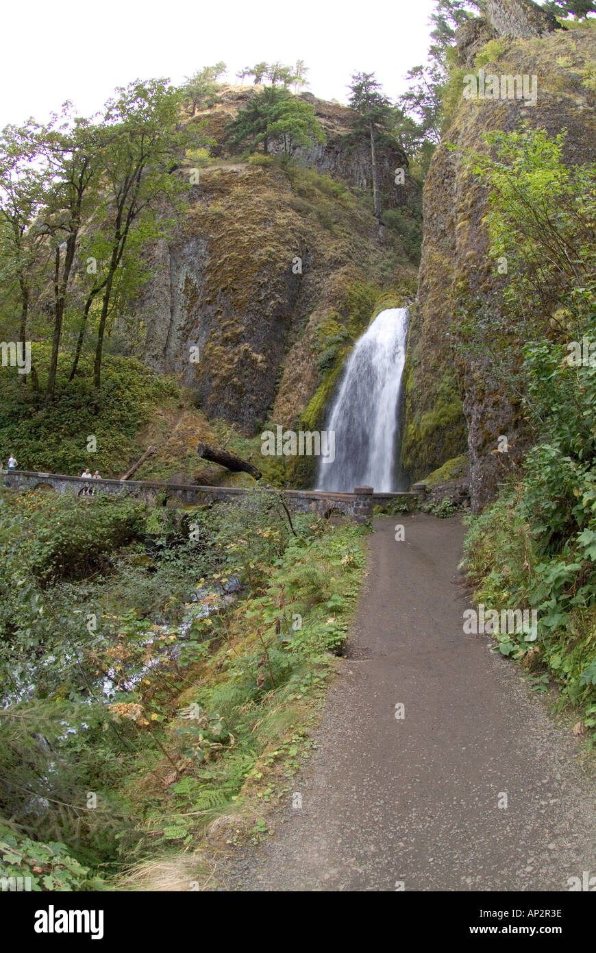 Wahkeena Falls Oregon Historic Columbia River Scenic Highway corridor ...