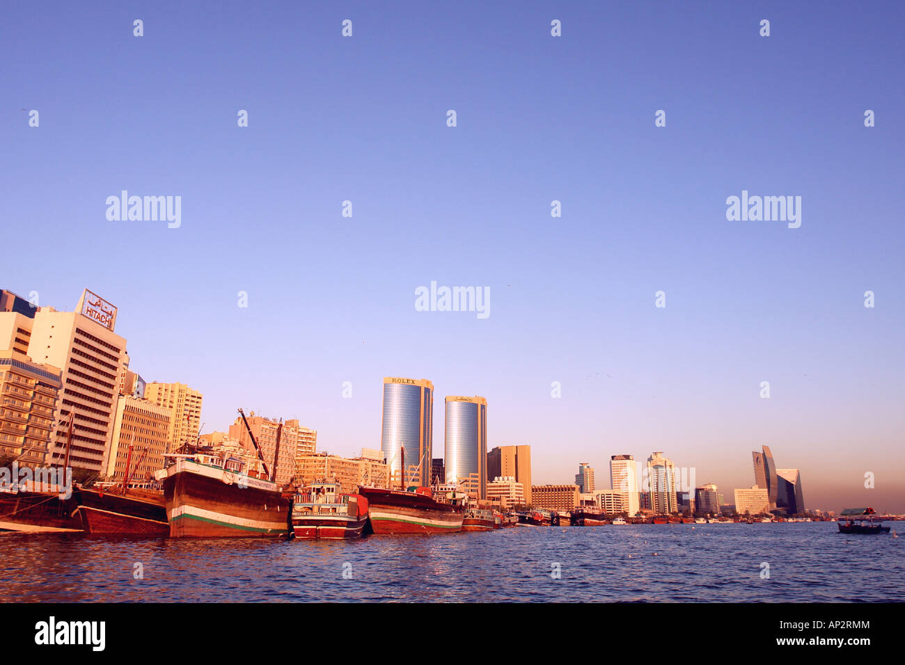 Creek harbour dubai sunset hi-res stock photography and images - Alamy