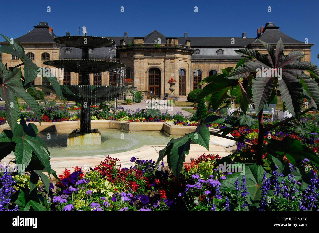Castle Friedenstein and park, Gotha, Thuringia, Germany Stock Photo - Alamy