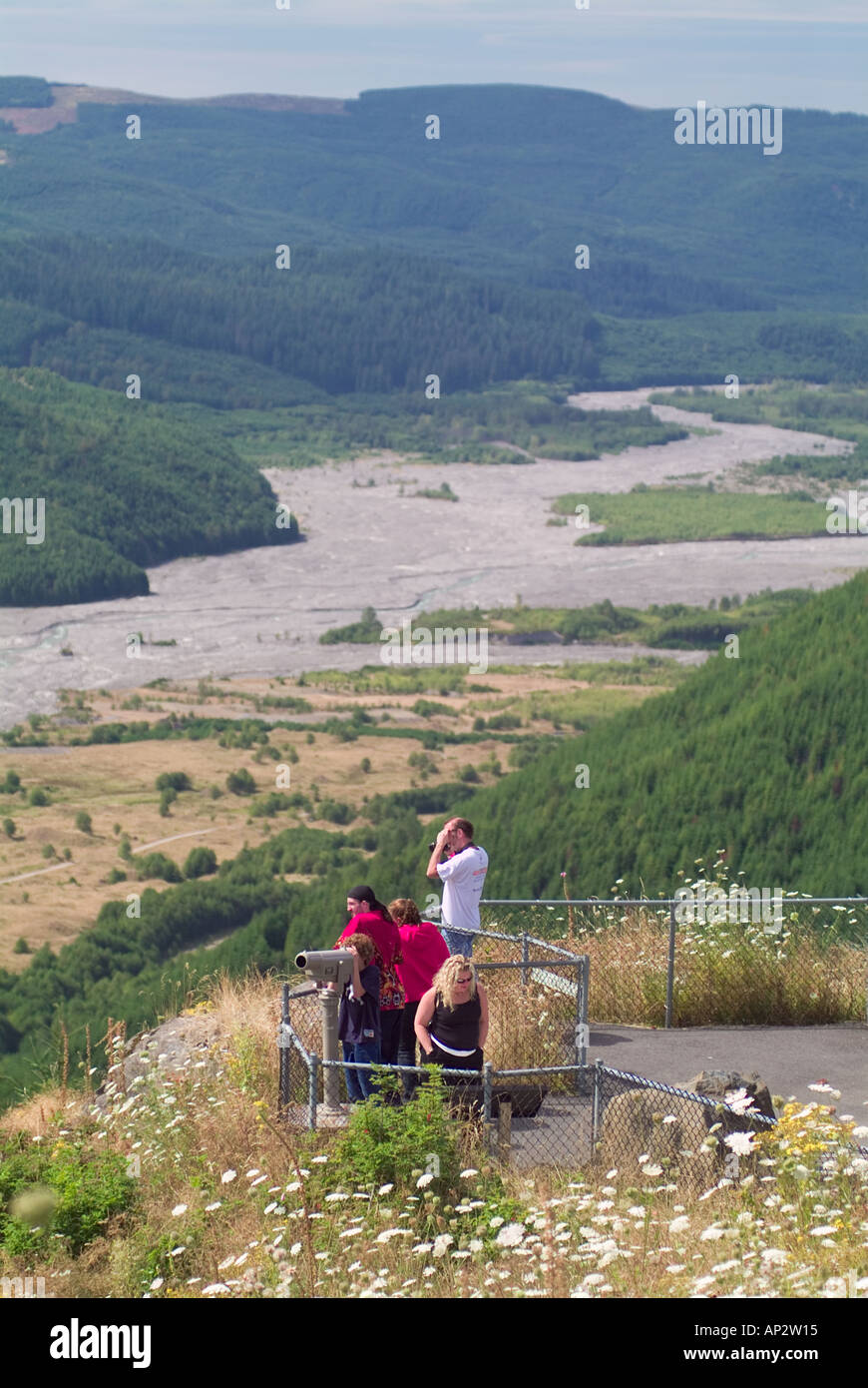 Toutle River Valley Mount St Helens National Volcanic Monument mountain ...