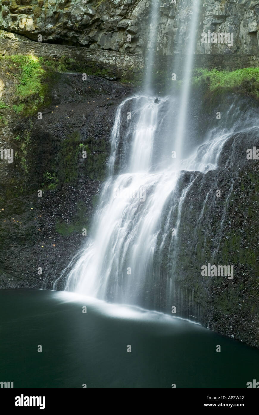 Lower South Falls at Silver Falls State Park near Silverton Oregon OR ...