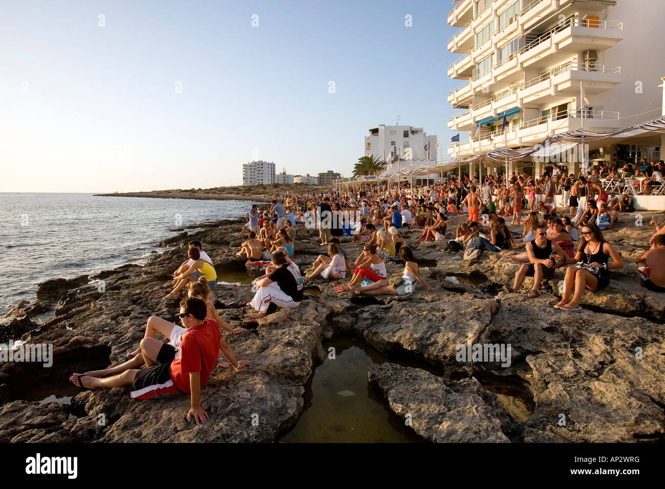 Cafe del Mar, Sant Antoni de Portmany, Ibiza, Balearic Islands, Spain ...