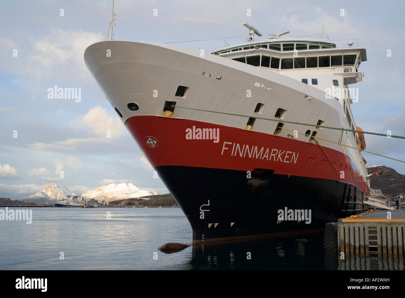 MS Finnmarken, Harbour Bodae, Hurtigrute, North Norway, Norway Stock ...