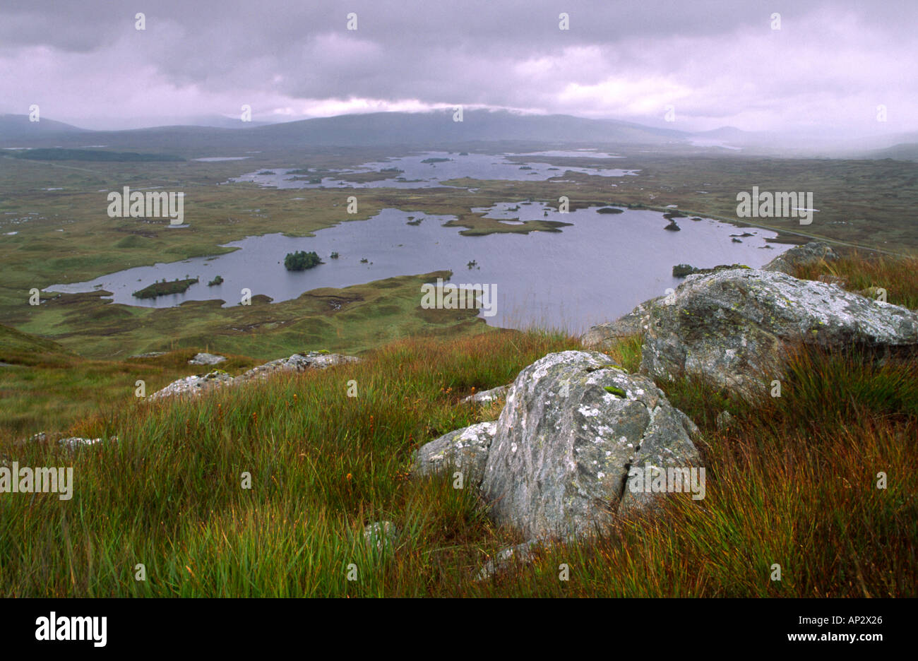 Aerial view of rannoch moor hi-res stock photography and images - Alamy