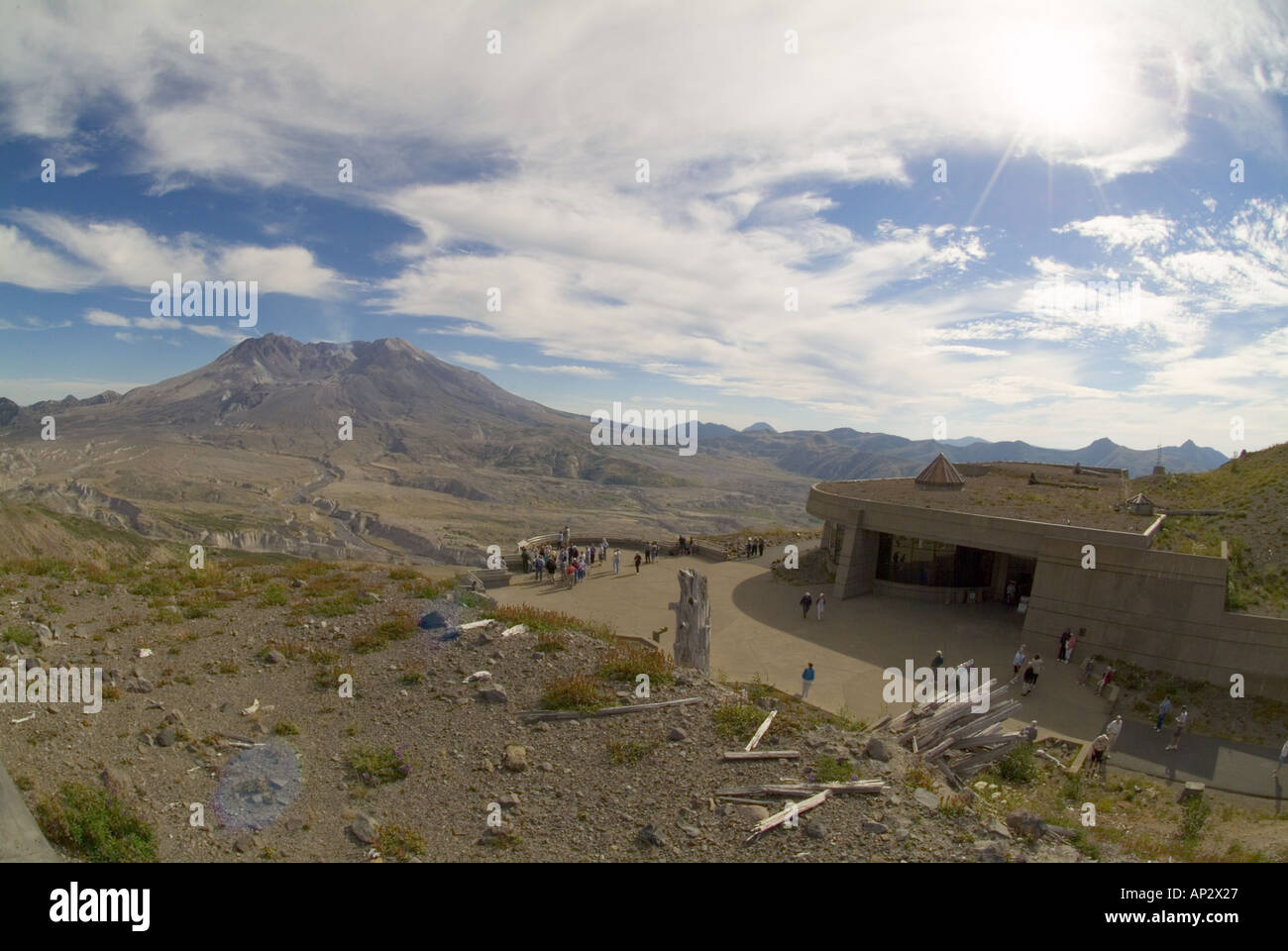 Mount St Helens National Volcanic Monument Johnston Ridge Observatory ...