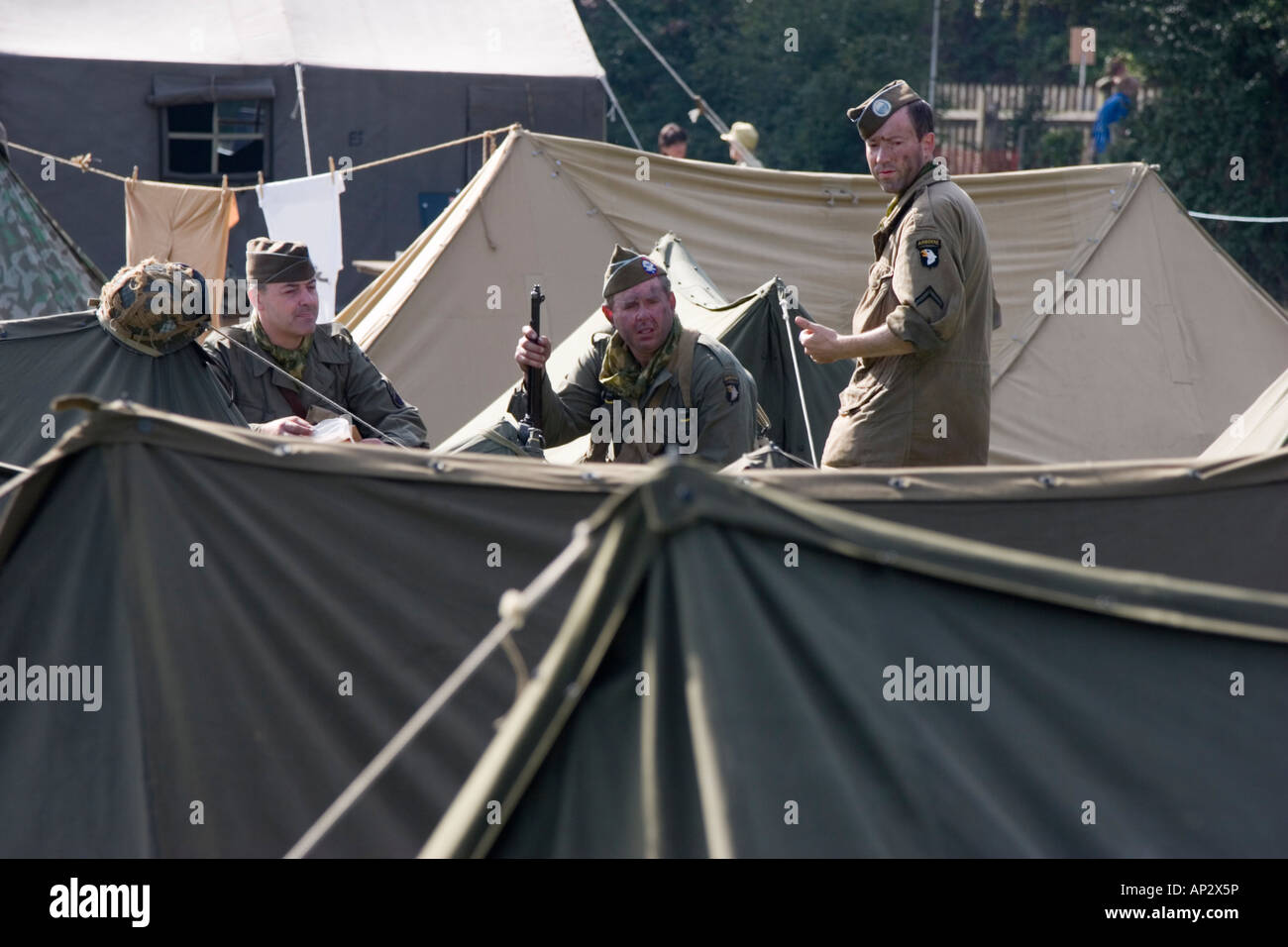 Wwii army camp hi-res stock photography and images - Alamy